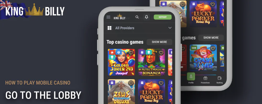 King Billy Casino Mobile In Australia For Android And IOS
