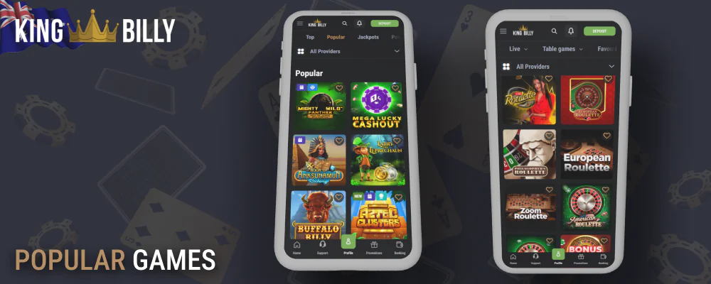 King Billy Casino Mobile In Australia For Android And IOS